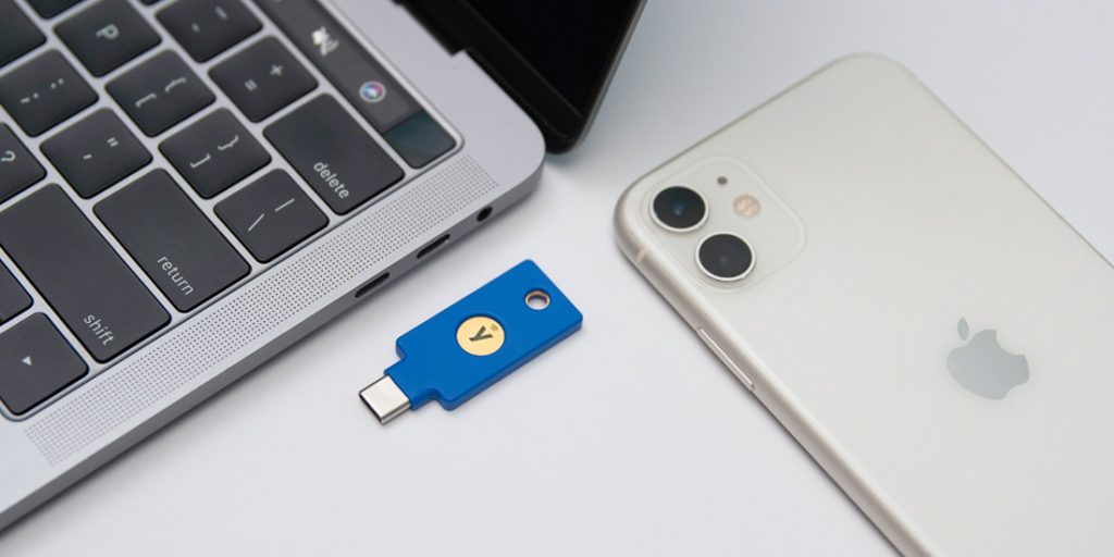 Présentation de la Security Key C NFC de Yubico, avec USB-C et NFC pour ...
