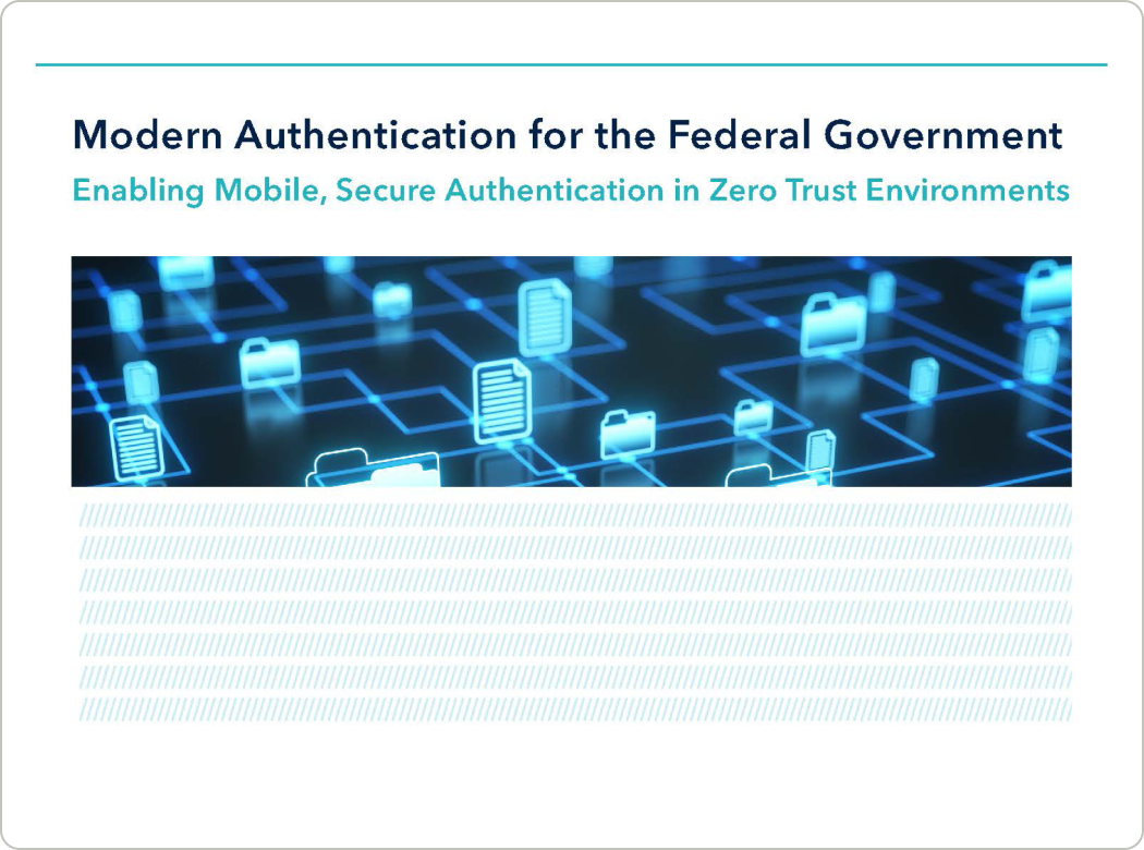 Modern Authentication for the Federal Government - Yubico