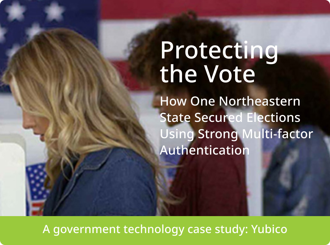 One northeastern U.S. state secured elections using MFA