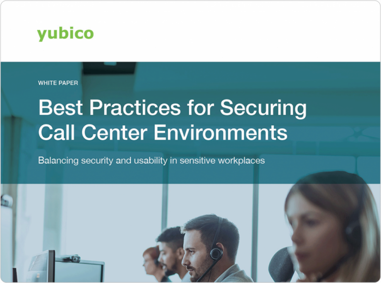 Strong Authentication for Call Centers | Yubico