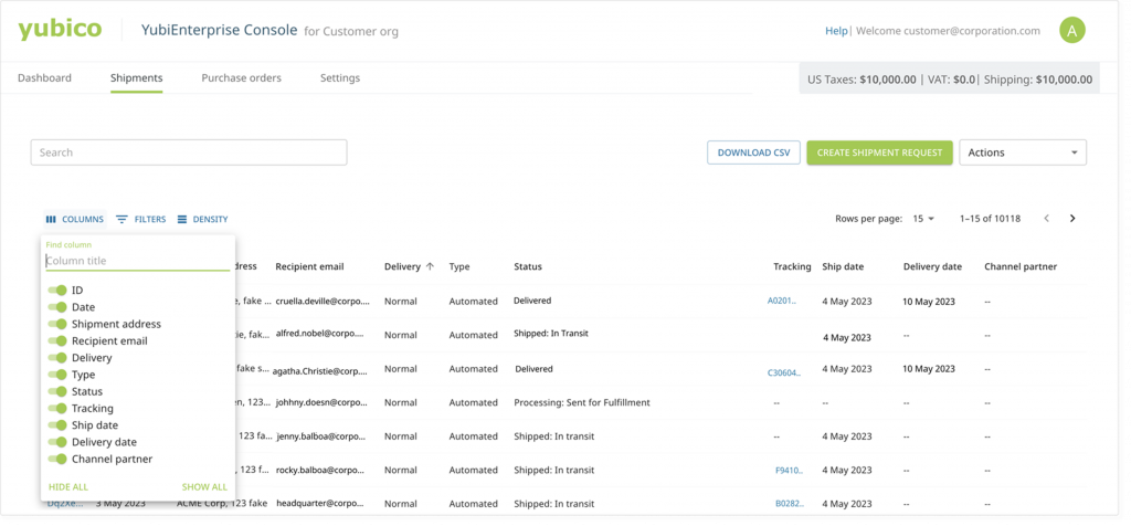 YubiEnterprise Console | Yubico