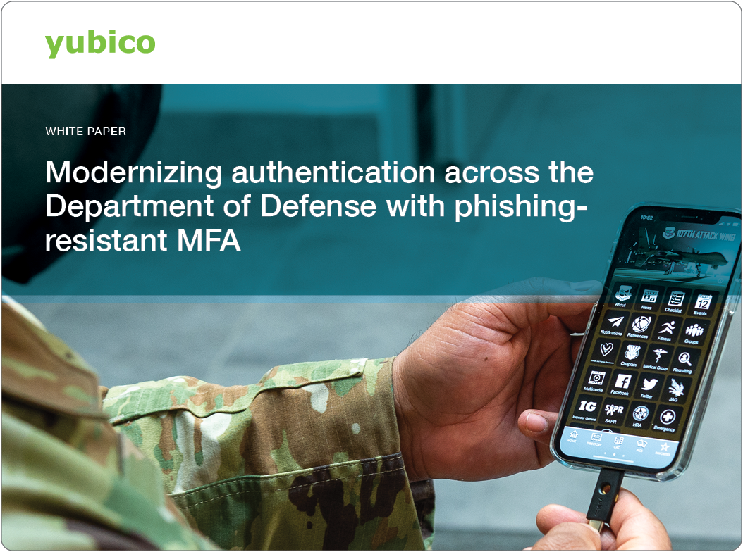 Modernizing authentication across the Department of Defense with ...