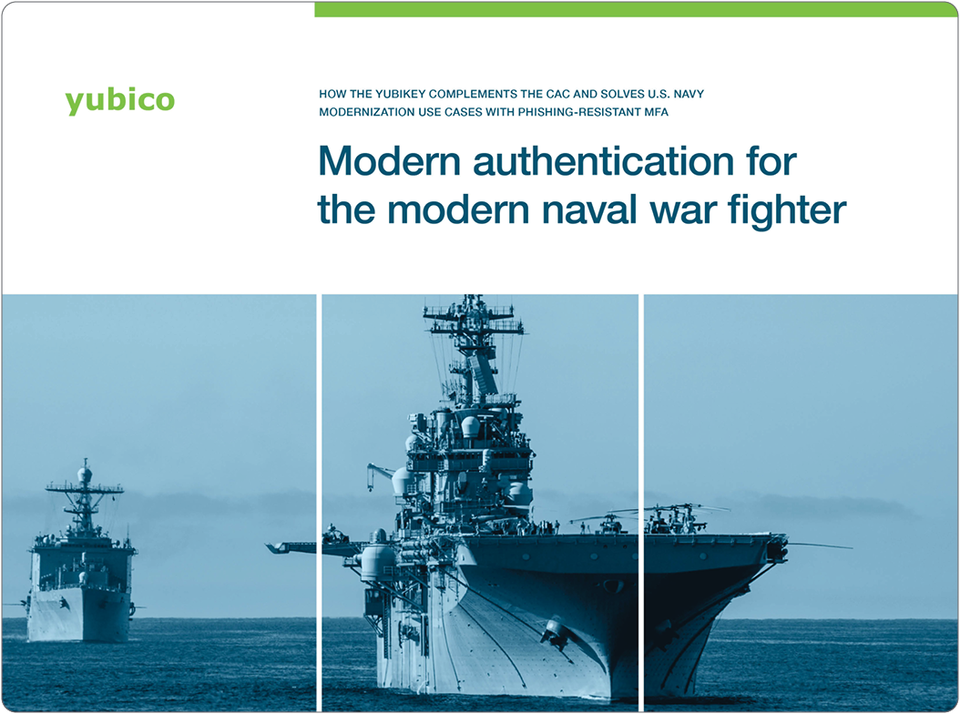 Modern authentication for the modern naval war fighter | Yubico